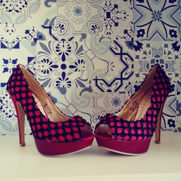Shoes | Very Sexy Red And Black Stilettos | Poshmark